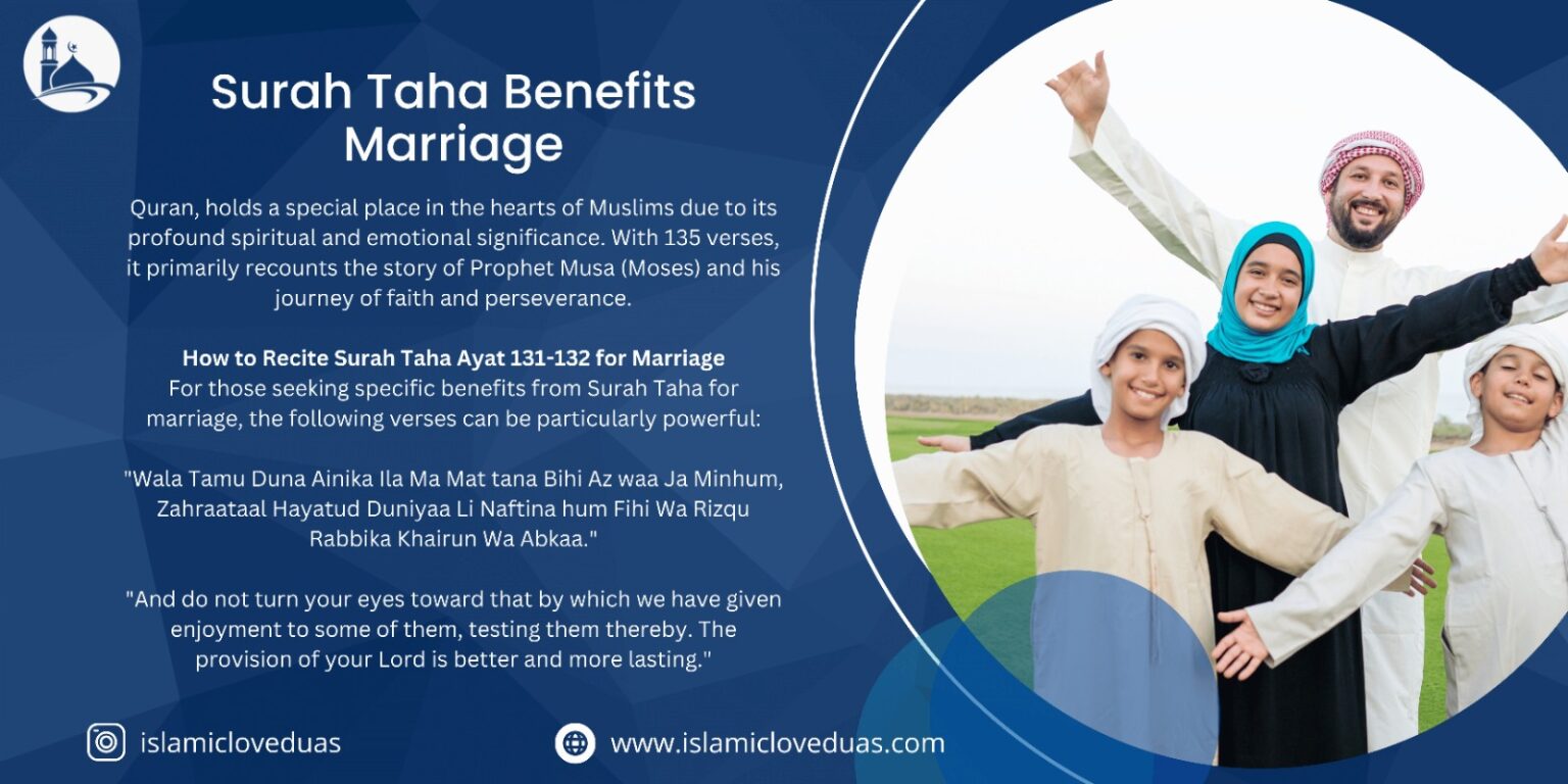 Surah Taha for marriage success
